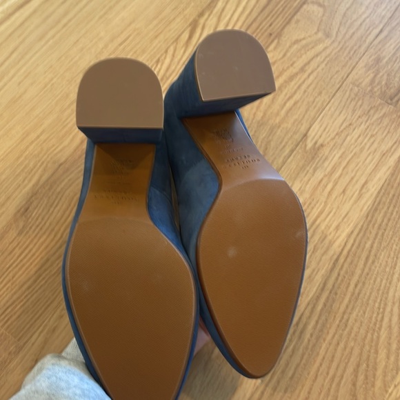 Sezane Shoes Sezane Alice Heels In Blue Poshmark